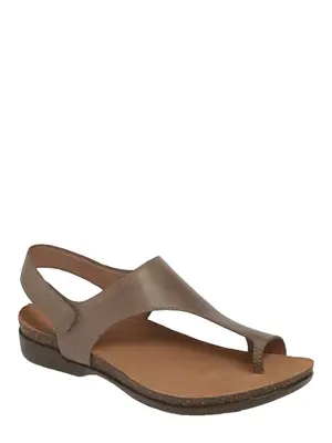 Dansko Reece Slingback Sandal Stone Leather