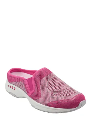 Easy Spirit Easy Spirit Knit Slip-On Sneakers Fuchsia Purple/ Chalk Pink