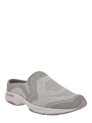 Easy Spirit Easy Spirit Knit Slip-On Sneakers Silver Sconce/vapor