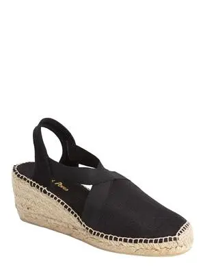 TONI PONS Ter Slingback Espadrille Sandal - Black