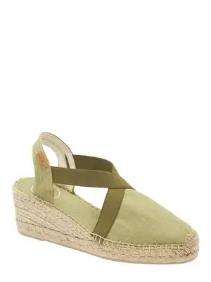 TONI PONS Ter Slingback Espadrille Sandal - Oliva
