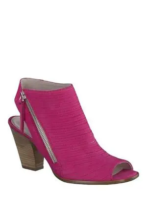 Paul Green Cayanne Peep Toe Sandal - Pink Nubuck