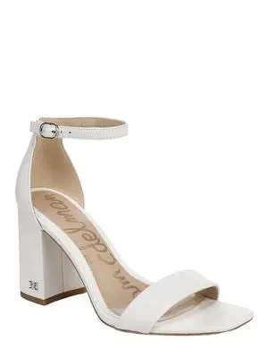 Sam Edelman Ankle Strap Sandal - Bright White