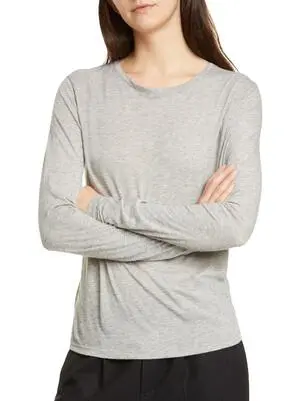 VINCE Vince. Essential Long Sleeve Crewneck Tee