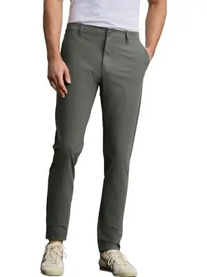 RHONE Commuter Slim Fit Trousers - Olive Shadow