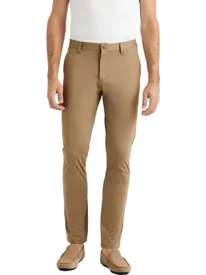RHONE Rhone Commuter Slim Fit Trousers Walnut