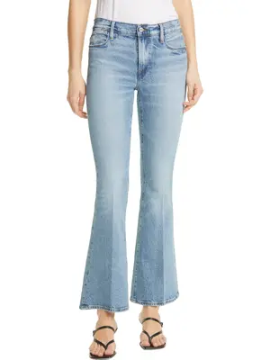 FRAME FRAME Le Pixie High-Waist Flare Jeans Crystal Shores