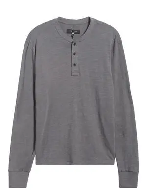 Rag & Bone Rag & Bone Slim Fit Henley Cstrgry