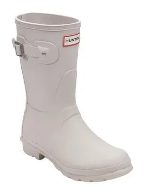 Hunter Hunter Original Short Waterproof Rain Boots Gray Morning