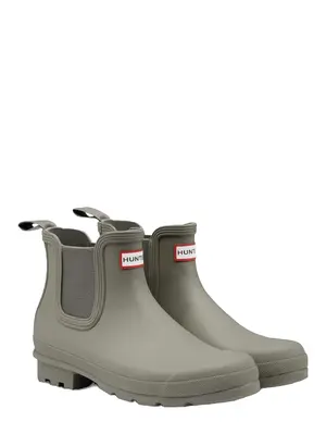 Hunter Hunter Original Waterproof Chelsea Boots Docker Grey