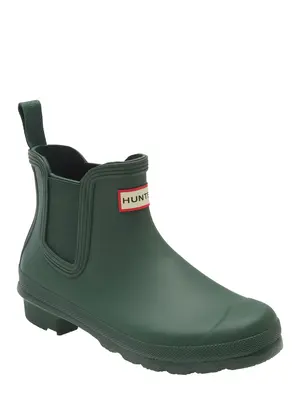 Hunter Hunter Original Waterproof Chelsea Boots Hunter Green