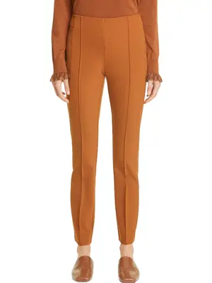 Lafayette 148 New York Gramercy Acclaimed Trousers Cappuccino