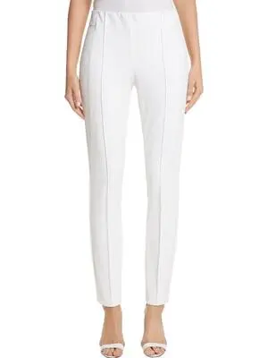 Lafayette 148 New York Gramercy Acclaimed Trousers - White