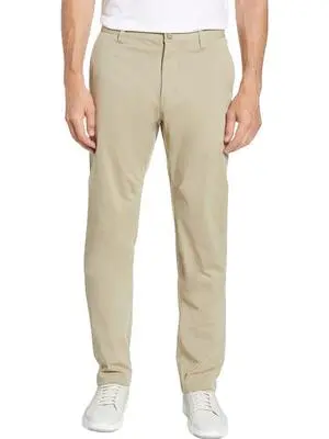 RHONE Commuter Straight Fit Trousers - Khaki