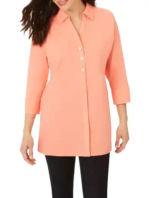 Foxcroft Foxcroft Pamela Stretch Tunic Marmalade