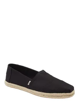 Toms TOMS Alpargata Slip-On Black Cotton