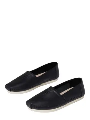 Toms TOMS Alpargata Slip-On Black Leather