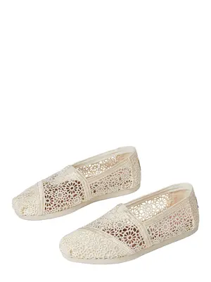 Toms TOMS Alpargata Slip-On Natural Crochet