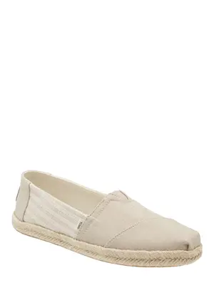 Toms TOMS Alpargata Slip-On Natural Stripe