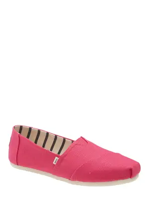 Toms TOMS Alpargata Slip-On Pink Blended