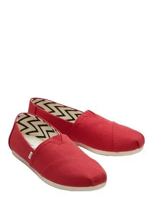 Toms TOMS Alpargata Slip-On Red Red