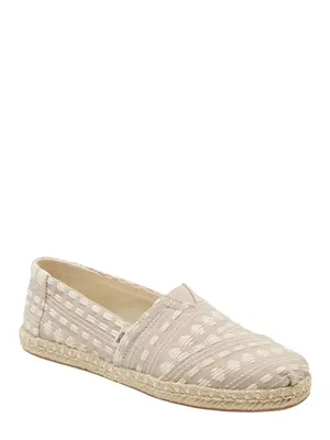 Toms TOMS Alpargata Slip-On Taupe Cotton