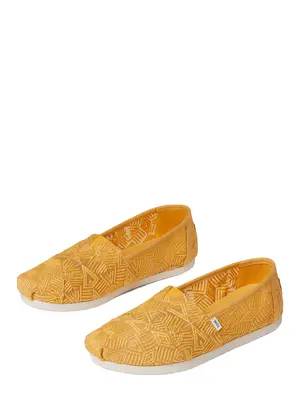 Toms TOMS Alpargata Slip-On Yellow Blended