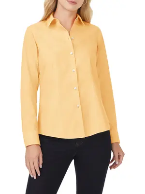 Foxcroft FOXCROFT Dianna Non-Iron Cotton Shirt Warm Sun