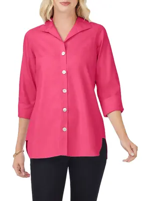 Foxcroft Foxcroft Pandora Non-Iron Cotton Shirt French Rose