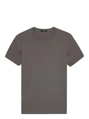 TOM FORD Cotton Jersey Crewneck T-shirt Slate