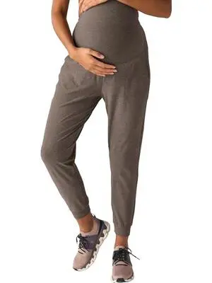 Beyond Yoga Beyond Yoga Spacedye Maternity Joggers Soft Umber Heather