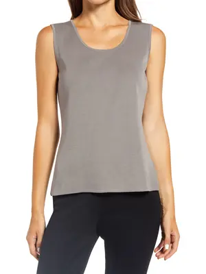 Ming Wang Ming Wang Scoop Neck Tank Mink
