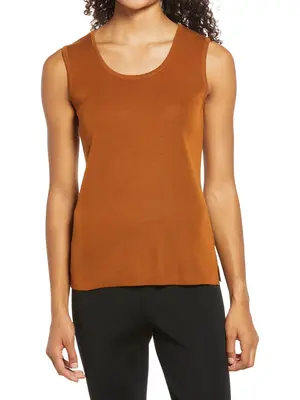 Ming Wang Ming Wang Scoop Neck Tank Sierra