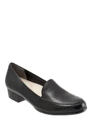 Trotters Monarch Loafer - Black Leather