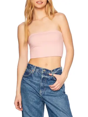 Susana Monaco Susana Monaco Core Crop Tube Top Ballet Slipper