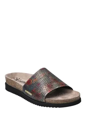 Mephisto Mephisto Hanik Slide Sandal Black Kaleido