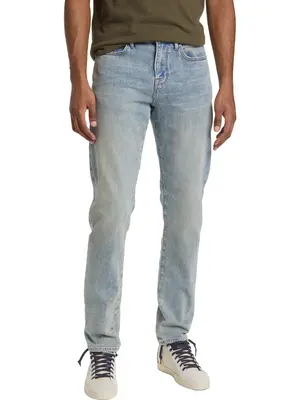 FRAME L'Homme Athletic Fit Jeans Aspen Grind