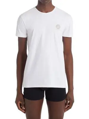 Versace Medusa Head Logo 2-pack Undershirts - White