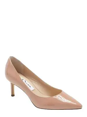 Nina Pointed Toe Pump Rose Nude Faux Leather