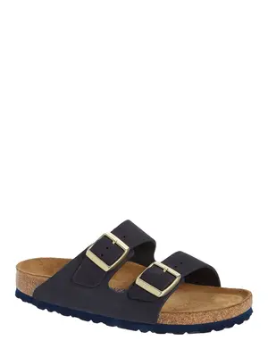 BIRKENSTOCK Arizona Soft Footbed Slide Sandal Midnight