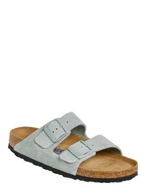 BIRKENSTOCK Arizona Soft Footbed Slide Sandal Pure Sage