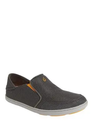 Olukai Nohea Mesh Slip-on - Dark Shadow/dark Shadow