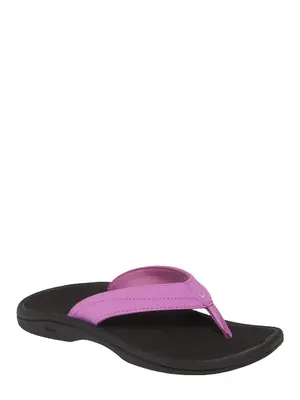 Olukai OluKai Ohana Flip Flop Iris Orchid/ Black