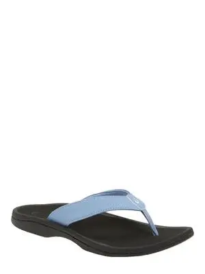 Olukai Ohana Flip Flop - Ocean Fog/black