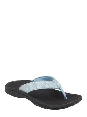 Olukai OluKai Ohana Flip Flop Pale Blue/black