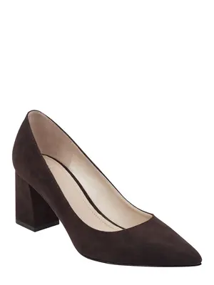 Marc Fisher Marc Fisher LTD Zala Pump Brown Suede