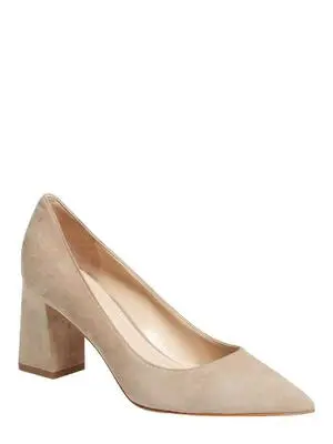 Marc Fisher Zala Pump - Tan Suede