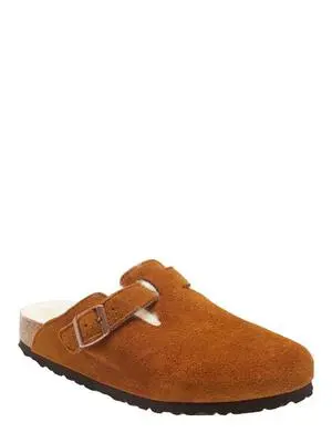 BIRKENSTOCK Boston Shearling Clog Mink/natural