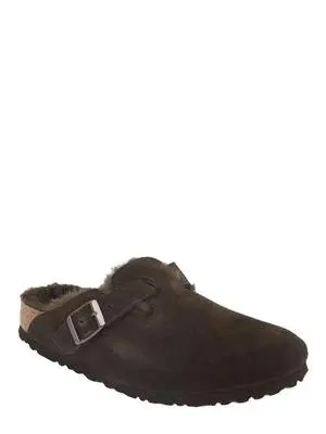 BIRKENSTOCK Boston Shearling Clog Mocha/mocha
