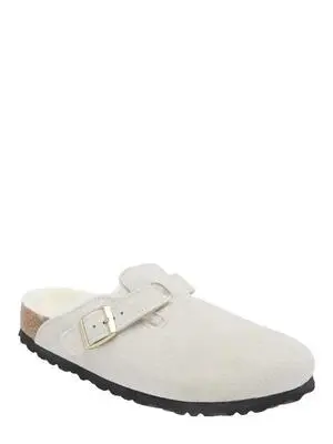 BIRKENSTOCK Boston Shearling Clog - White